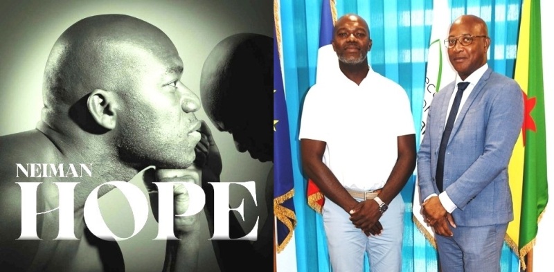 [MUSIQUE] - Le chanteur guyanais Ray Neiman reçu par le Président de la ...